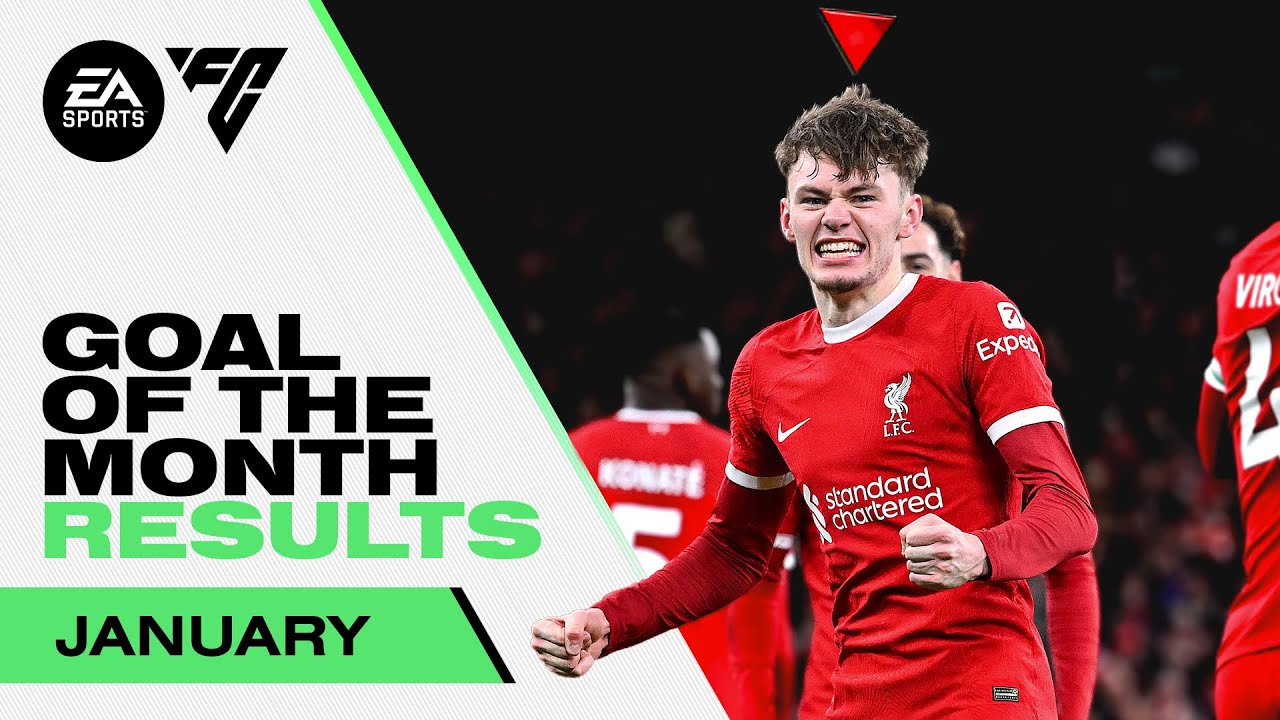 January’s Goal Of The Month Winner | Darwin Nunez, Conor Bradley, Diogo ...
