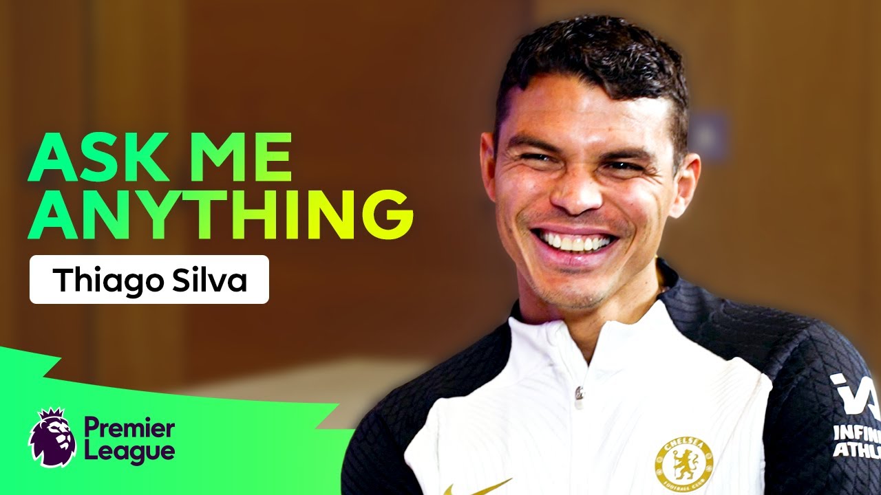 TOUGHEST OPPONENT AND BEST-SMELLING PLAYER AT CHELSEA? ? | Thiago Silva ...