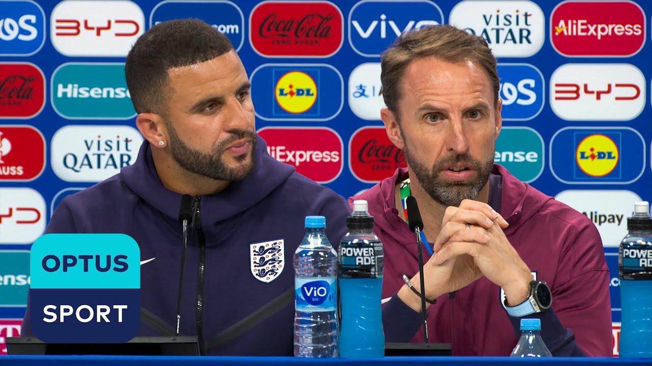 ENGLAND PRESS CONFERENCE: Denmark Game Preview | Gareth Southgate And ...