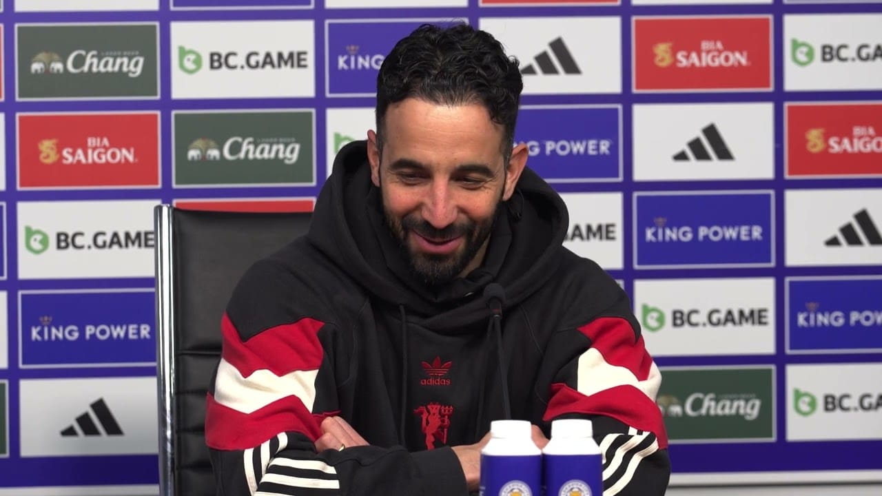 Manchester United Boss Ruben Amorim Post Match Reaction - Leicester V ...