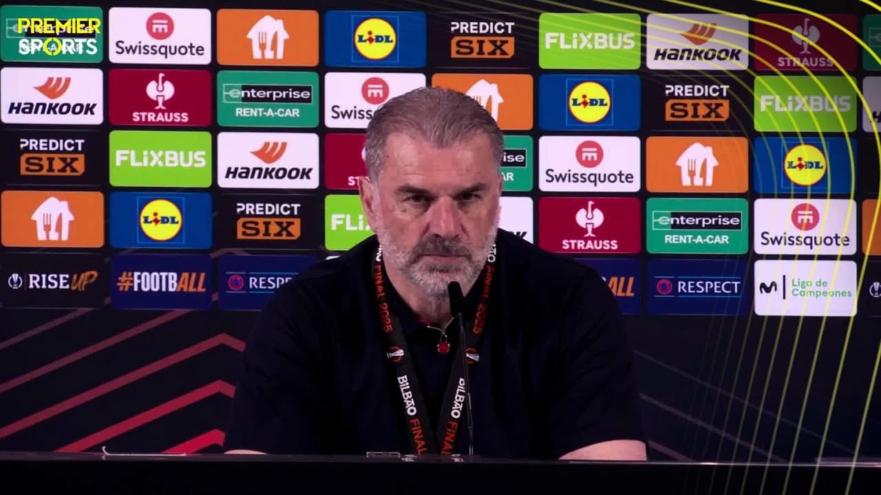 Ange Postecoglou Post Match Press Conference - Europa League Final