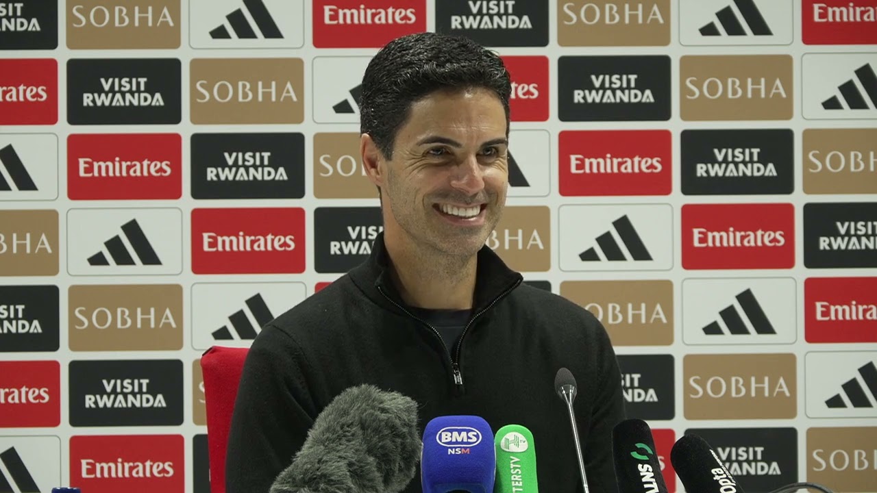 Arsenal Manager Mikel Arteta Post Match Conference - Arsenal V Man City