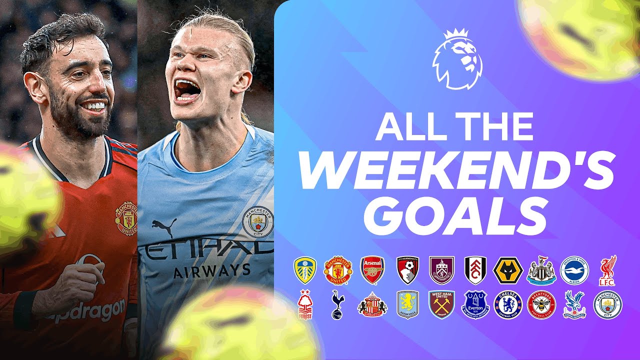 Premier League - All Goals From Round 25
