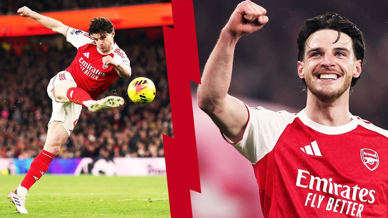 BEST Declan Rice Moments For Arsenal | Goals, Assists & Tackles! | AFC ...